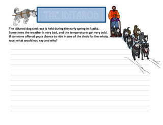 Iditarod ELA and Math Worksheets | PPT
