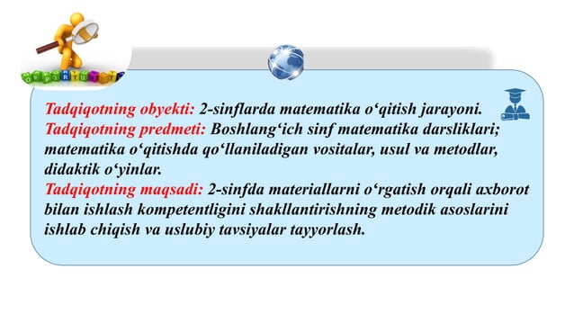 Idiyeva Niginabonu dissertatsiya taqdimot.pptx