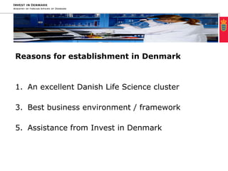 Invest in Denmark Lifescience Cluster- Intro | PPT