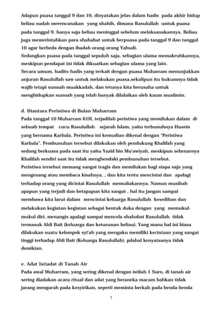 KEUTAMAAN BULAN MUHARRAM | PDF