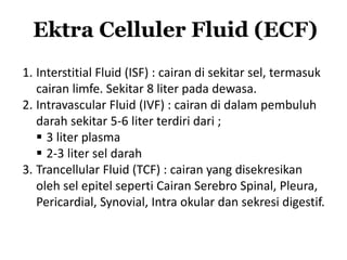 keseimbangan cairan dan elektrolit | PPTX