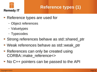 IDL to C++11 OMG RTWS presentations | PDF