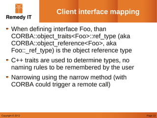 IDL to C++11 OMG RTWS presentations | PDF | Programming Languages | Computing
