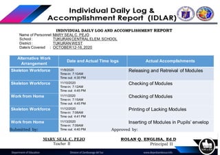 Idlar wfp pejo mary seal | DOCX