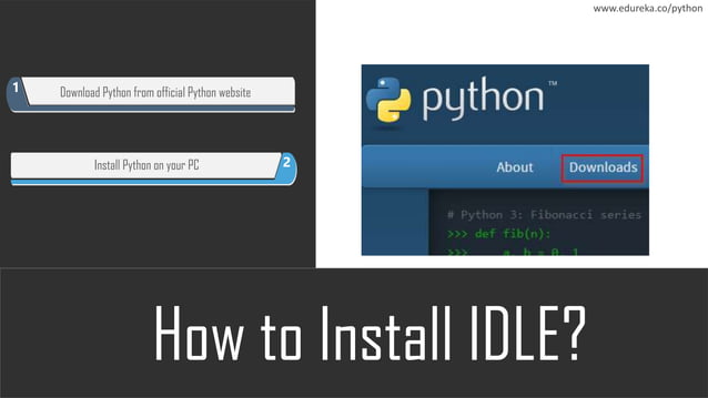 Introduction To Python Idle Idle Tutorial Edureka