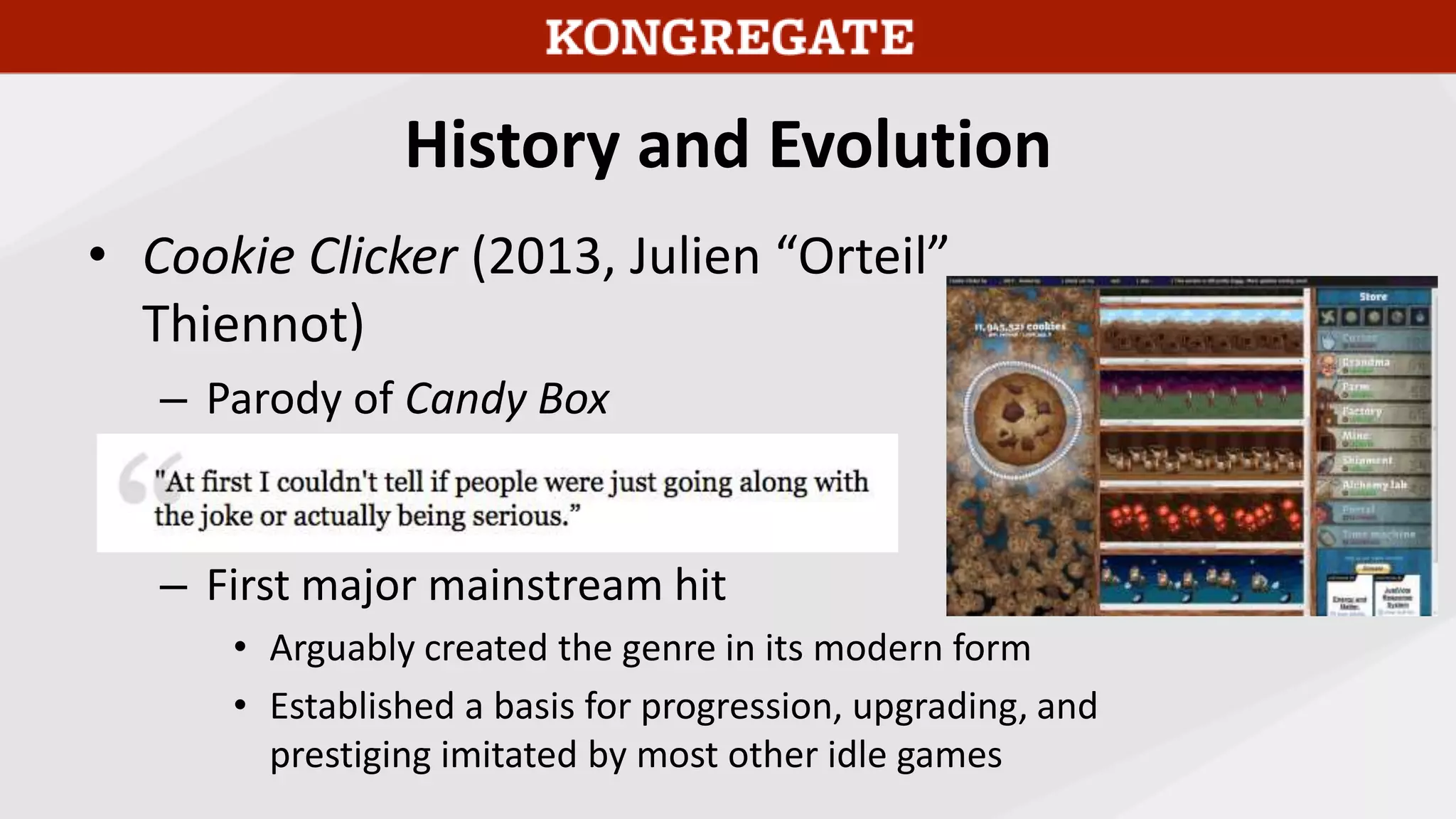 Idle Games: The Mechanics and Monetization of Self-Playing Games | PPTX