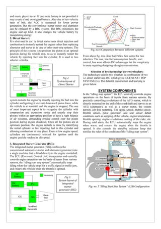 Idle start stop system( i3s) in India Aditya Deshpande | PDF