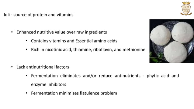 Food Fermentations - Part III - Idli fermentation | PPTX | Nutrition | Healthy Living