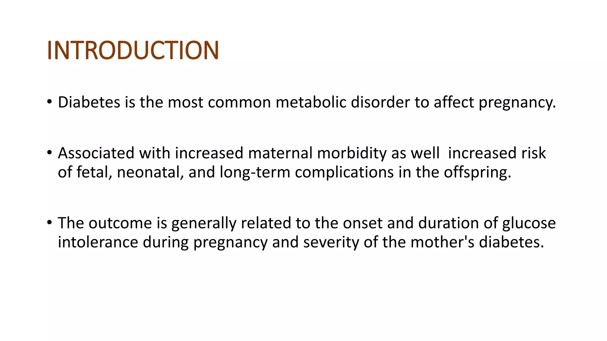 Infant of diabetic mother | PPTX