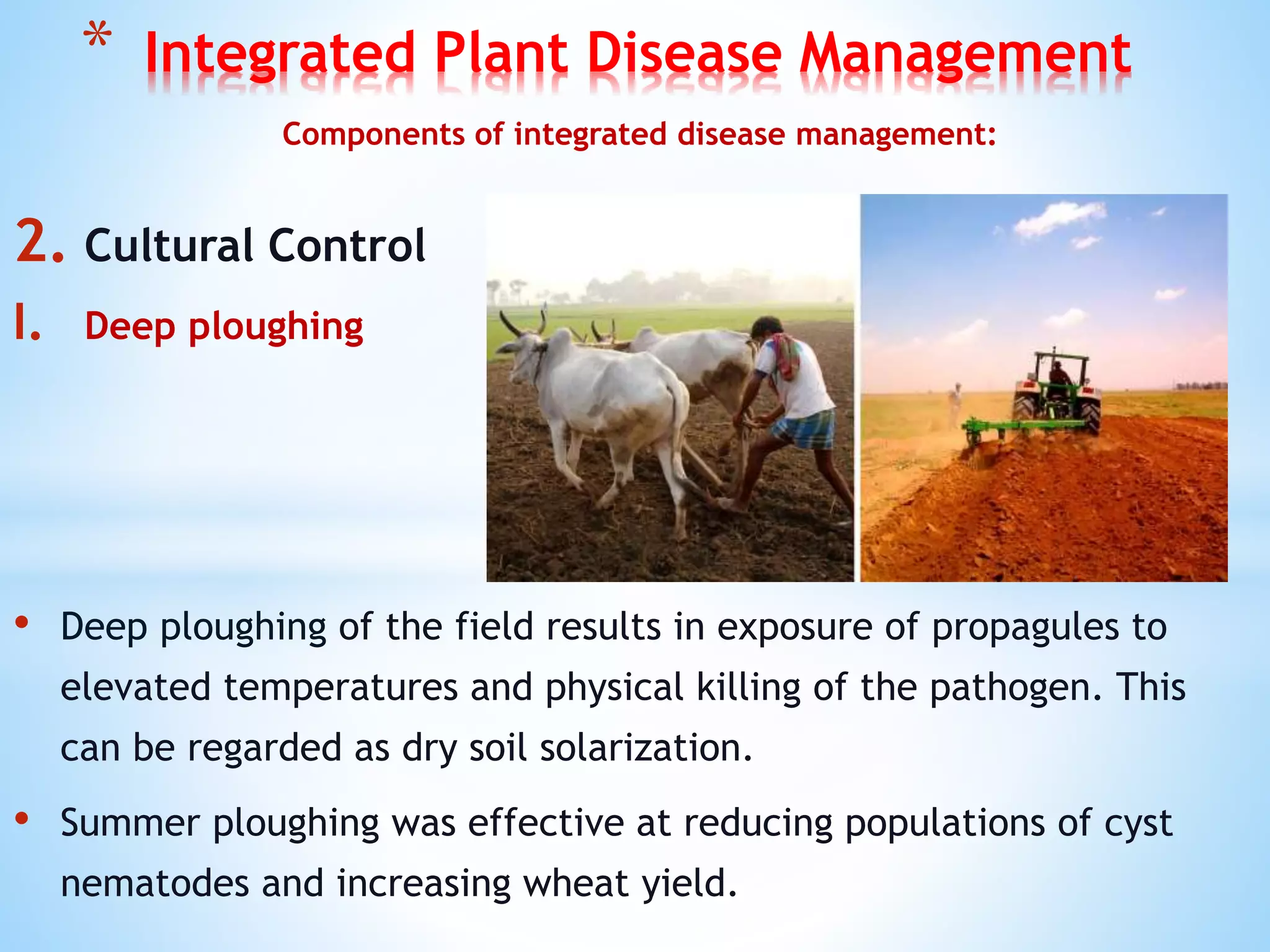 Integrated Plant Disease Management (IDM) | PPTX