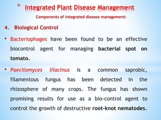 Integrated Plant Disease Management (IDM) | PPTX