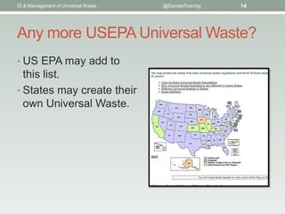 Management of Universal Waste in Iowa & Illinois | PPTX