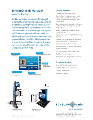 Issuing Student & Staff ID Cards | PDF