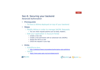 FIWARE Identity Manager Exercises | PPT