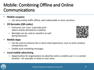 Integrating Digital and Offline Media | PPTX | Internet | Computing