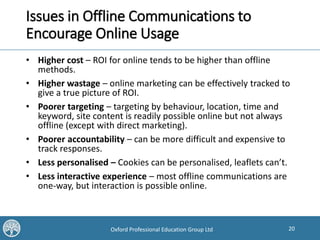 Integrating Digital and Offline Media | PPTX | Internet | Computing