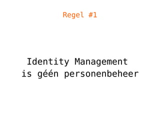 Identiteit en Identity Management | ODP