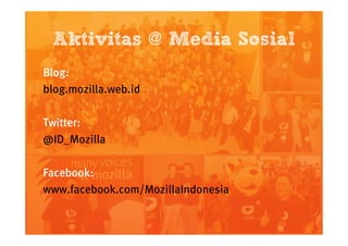 Mengenal Mozilla Indonesia Community | PDF