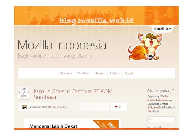 Mengenal Mozilla Indonesia Community | PDF