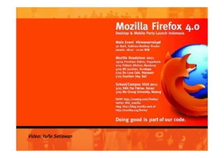 Mengenal Mozilla Indonesia Community | PDF
