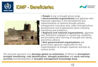 Building Integrated WMO/GWP Drought Management Programme | PPT