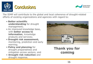 Building Integrated WMO/GWP Drought Management Programme | PPT