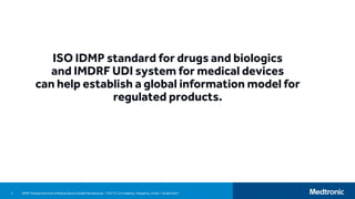 Idmp perspective from medical device manufacturer master | PPT