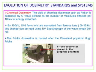 Various Dosimetry systems in radiotherapy.pptx | Medical Tests ...