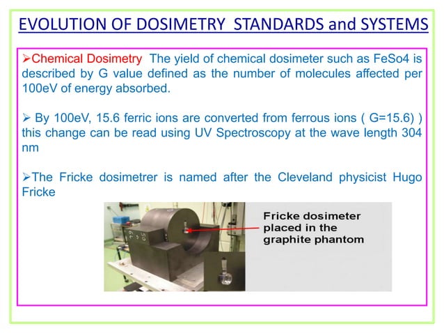 Various Dosimetry systems in radiotherapy.pptx