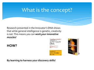 Innovator's DNA - What makes top leaders innovation gurus? Unlock your ...
