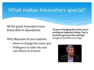 Innovator's DNA - What makes top leaders innovation gurus? Unlock your ...