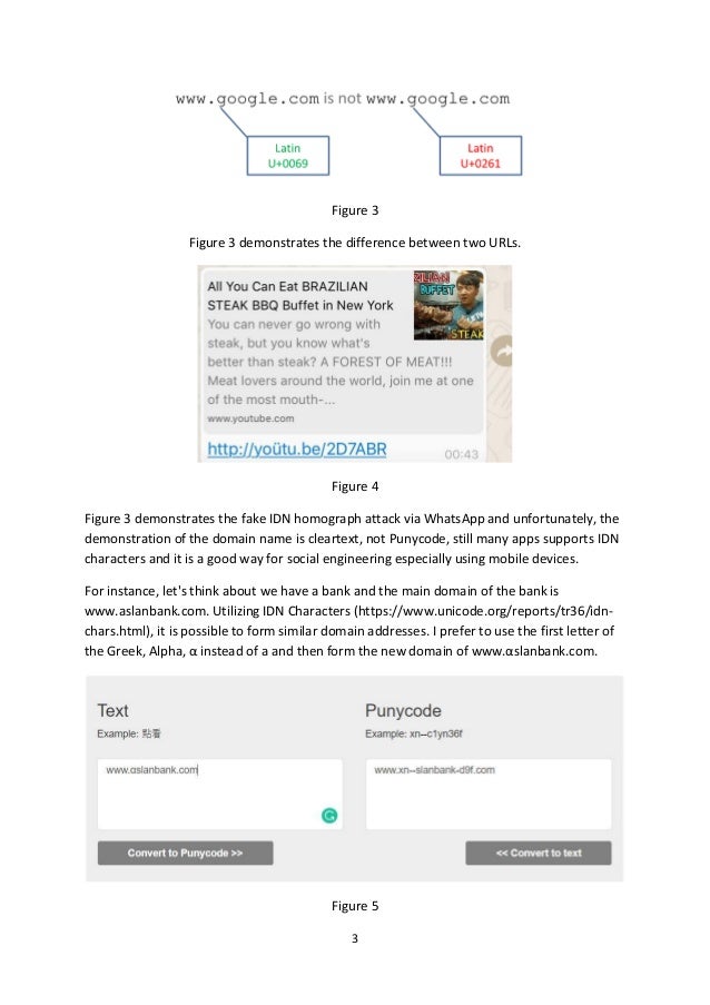 IDN Homograph Attack and Phishing