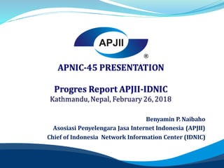 IDNIC-APJII Update | PDF