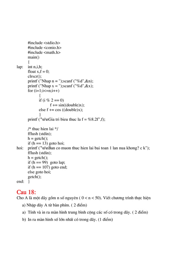 bai tap-loi-giai-ngon-ngu-lap-trinh-c | PDF