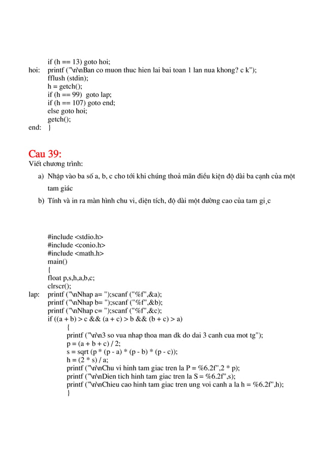 bai tap-loi-giai-ngon-ngu-lap-trinh-c | PDF