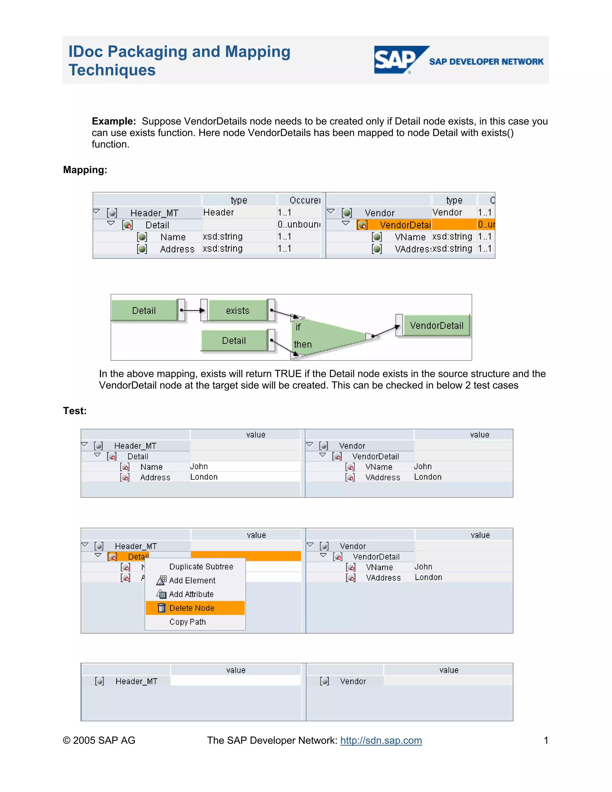 I doc packaging and mapping techniques.doc