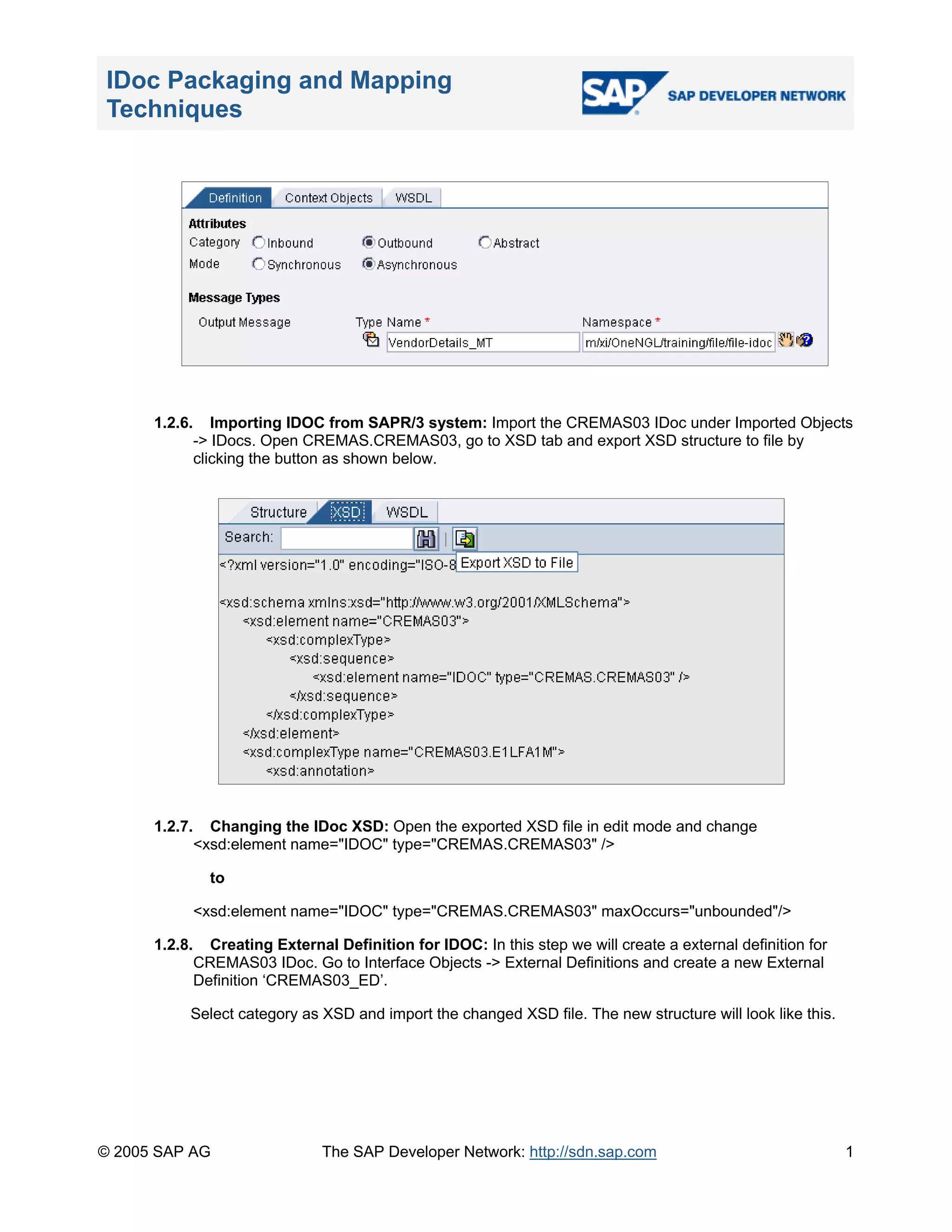I doc packaging and mapping techniques.doc