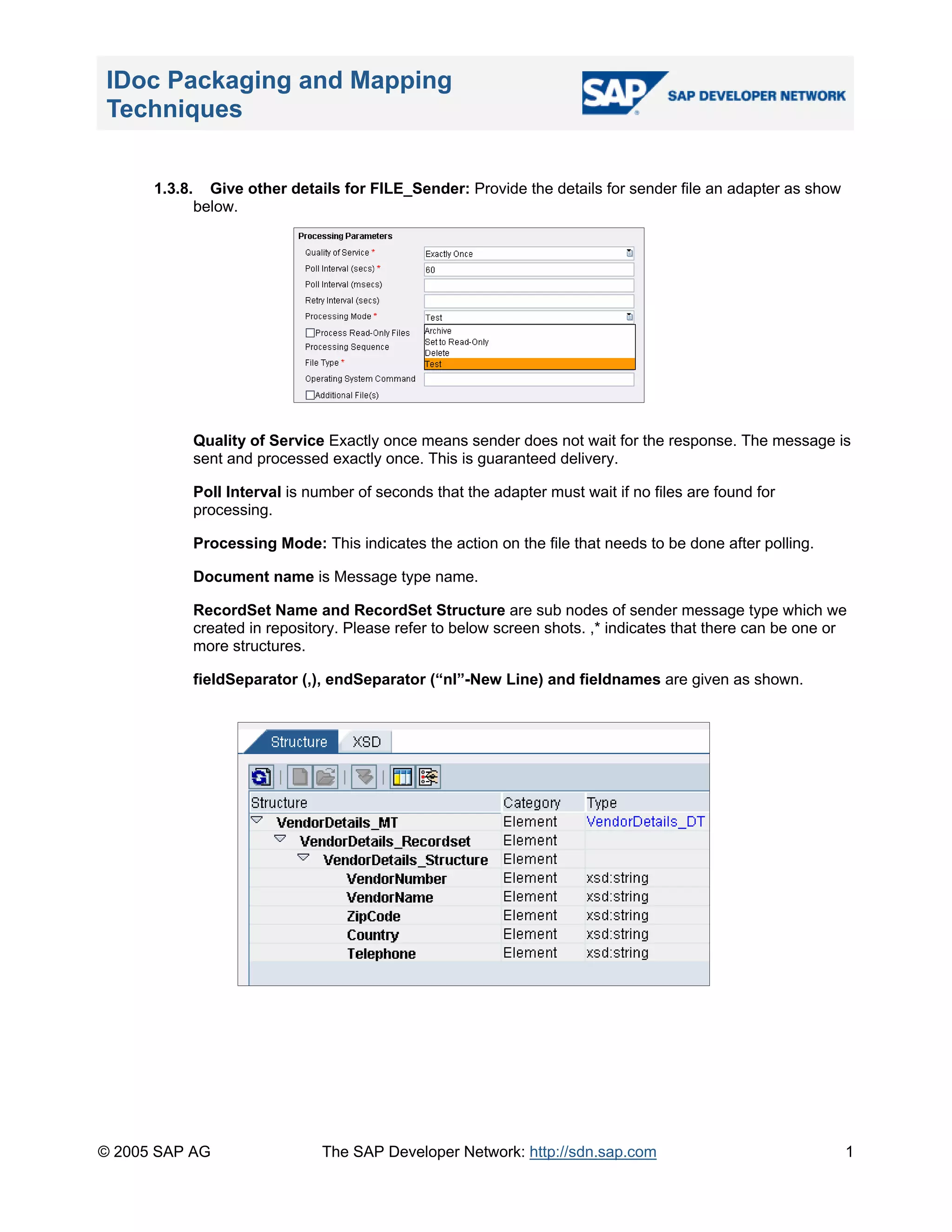 I doc packaging and mapping techniques.doc