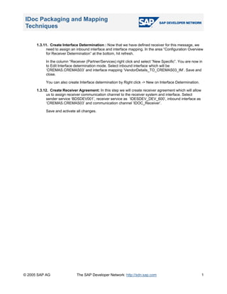 I doc packaging and mapping techniques.doc