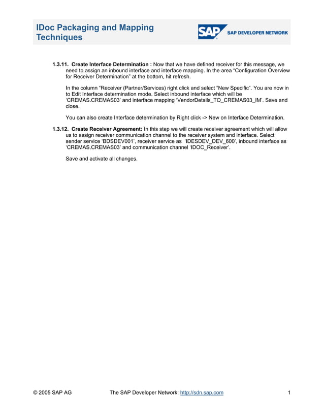 I doc packaging and mapping techniques.doc