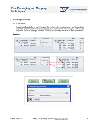 I doc packaging and mapping techniques.doc
