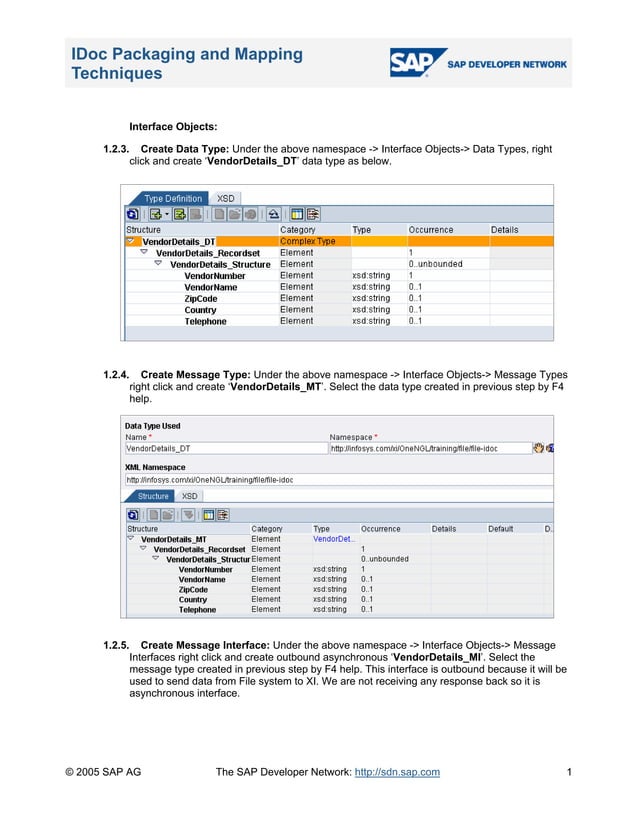 I doc packaging and mapping techniques.doc