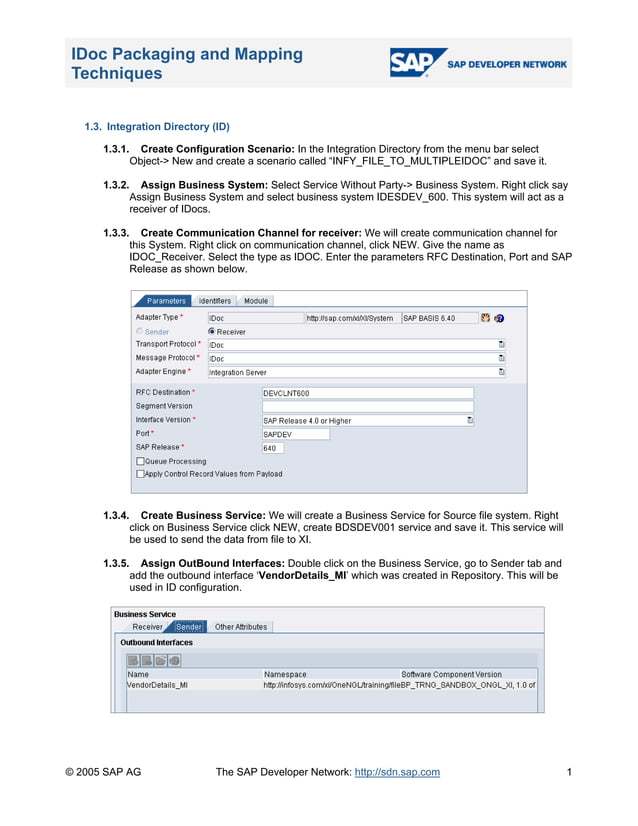 I doc packaging and mapping techniques.doc