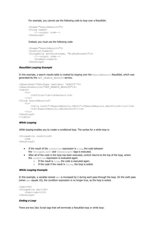 Idoc script beginner guide | PDF | Web Development | Internet