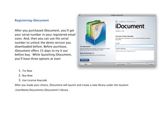 idocument_user_manaul | PPT