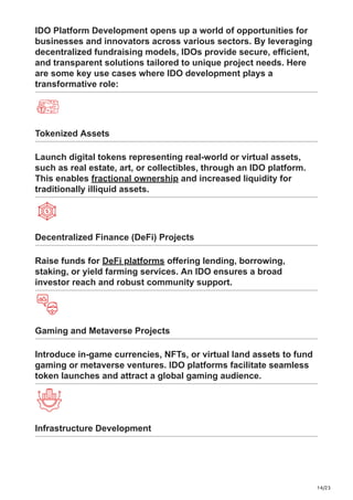 IDO Development Company | IDO Development Services | PDF