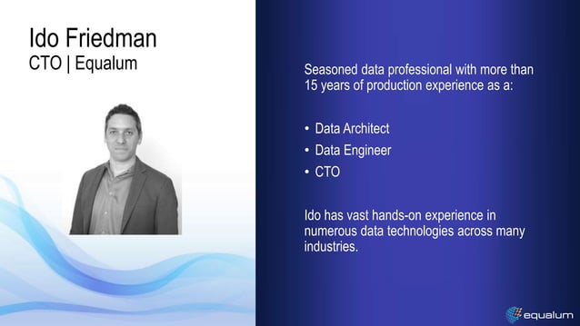 One Click Streaming Data Pipelines And Flows Leveraging Kafka And Spark Ido Friedman Equalum Ppt