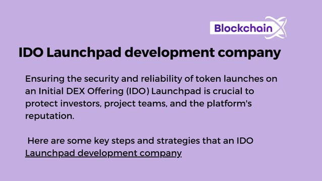 IDO Launchpad development company.pdf