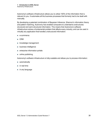 Idol Server 7.3 Admin Rev7 | PDF