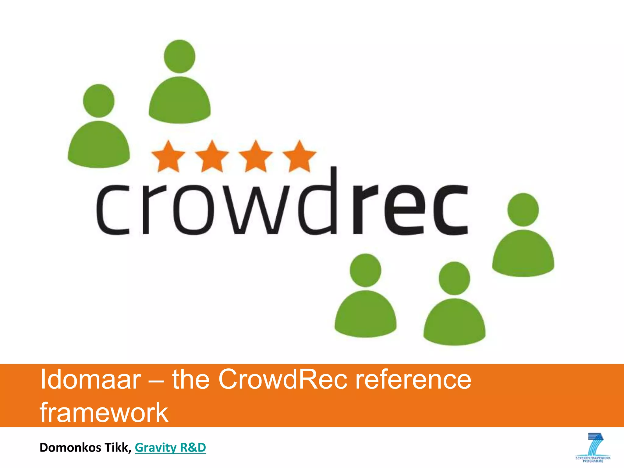 Idomaar crowd rec_reference_fw | PPT